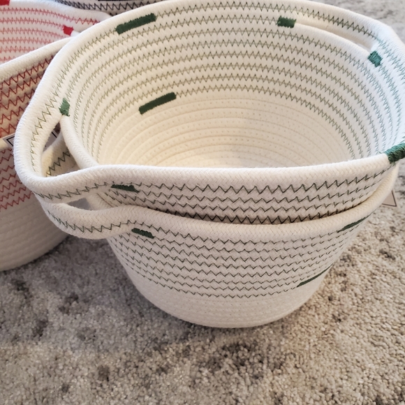 Storage & Organization | Target Bullseye Coiled Rope Baskets Set Of 3 ...